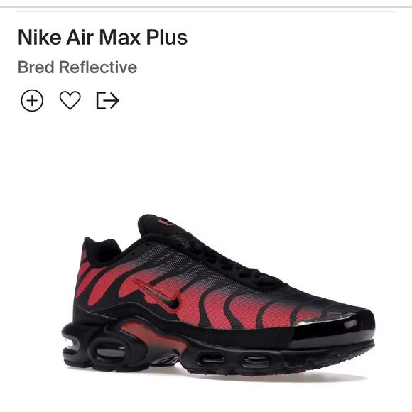 Nike | Shoes | Nike Air Max Plus Bred Reflective Shoes | Poshmark
